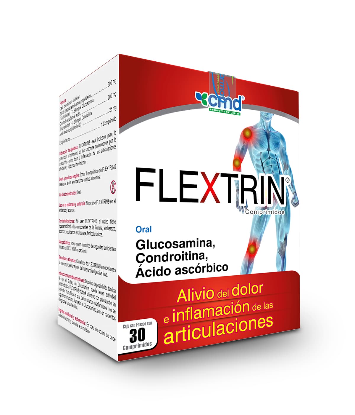 Flextrin 30 Comprimidos CMD | Vitaminas y minerales para tu energía