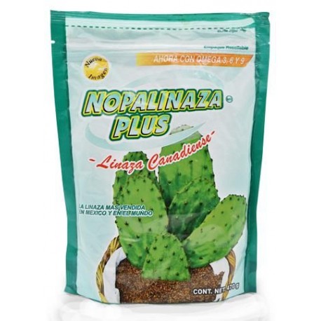 Fibra Nopalinaza (linaza Canadiense) Con Omega 3,6 Y 9 470 G